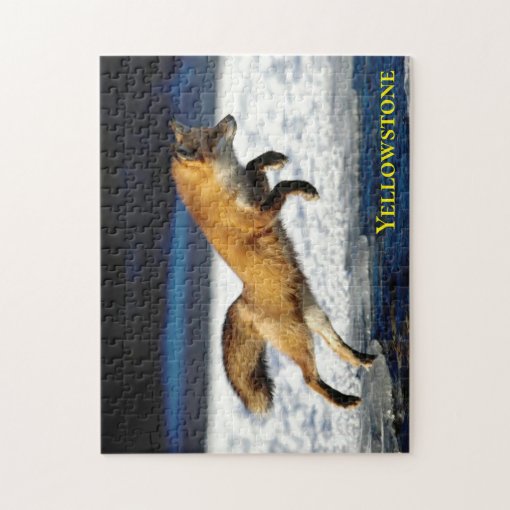 Yellowstone Red Fox Jigsaw Puzzle | Zazzle