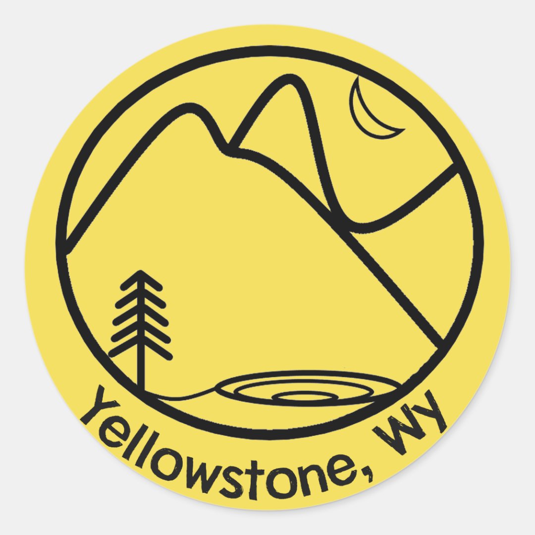 Yellowstone sticker | Zazzle