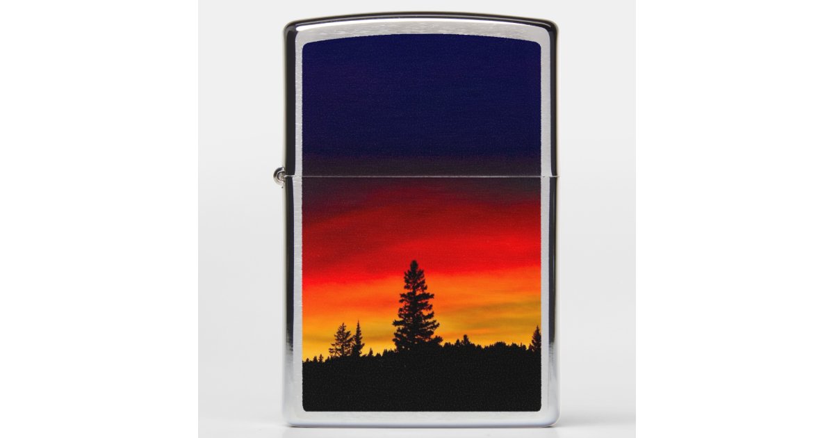 Yellowstone Sunset Zippo Lighter | Zazzle