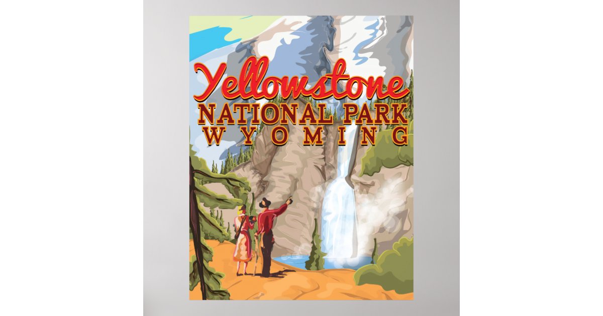 Yellowstone vintage poster | Zazzle