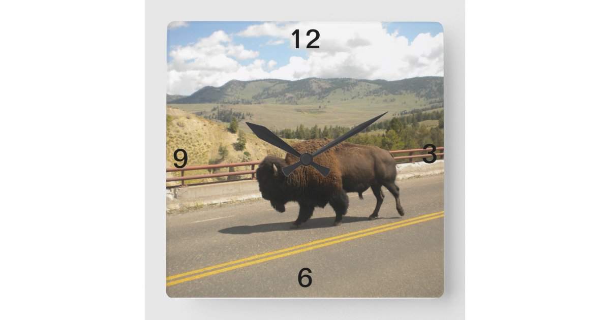 Yellowstone Wall Clock | Zazzle