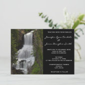Yellowstone Waterfall Nature Wedding Invitations | Zazzle