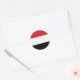 Yemen Flag Classic Round Sticker | Zazzle