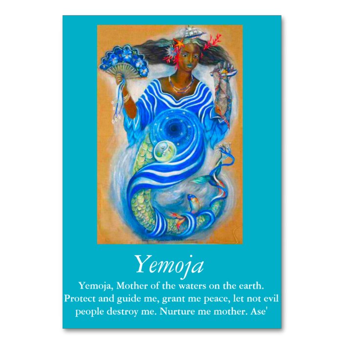 Yemoja Table Card | Zazzle.com