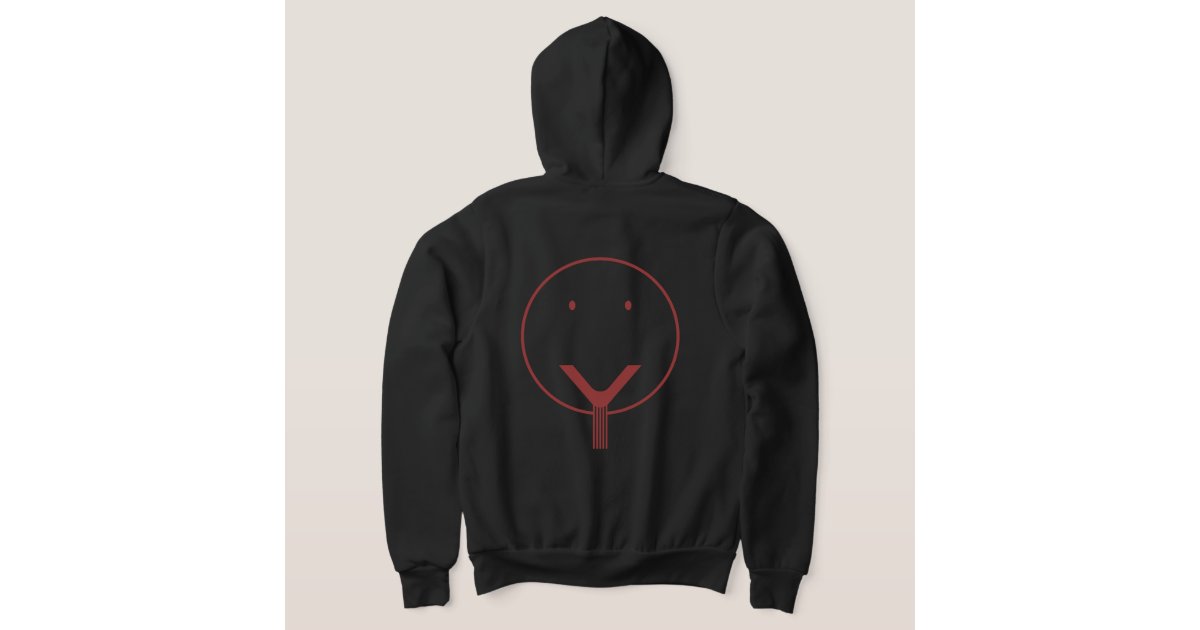 Yes face - Red01. Hoodie | Zazzle