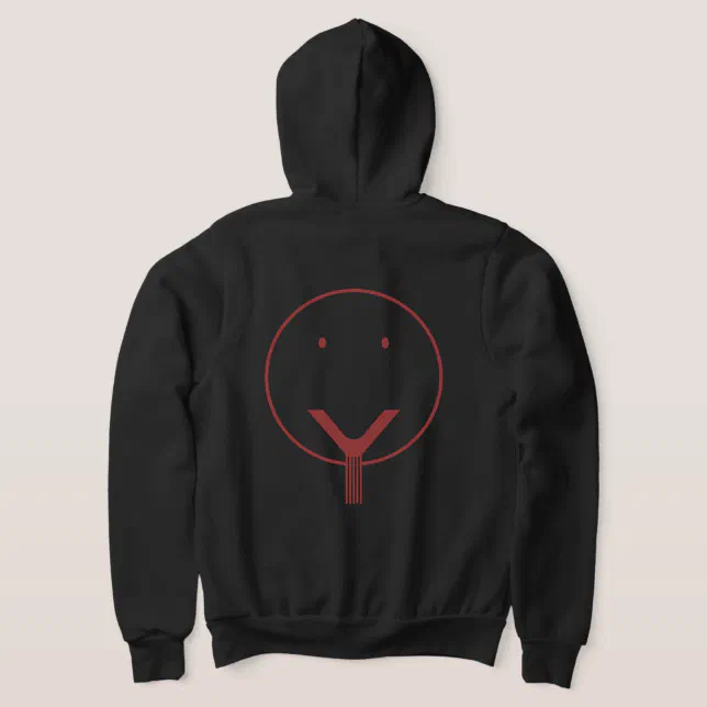Yes face - Red01. Hoodie | Zazzle
