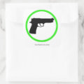 Yes Guns! 3" Guns Welcome Sticker. Square Sticker | Zazzle