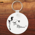 Yes Mistress ~ Maid Series Keychain | Zazzle