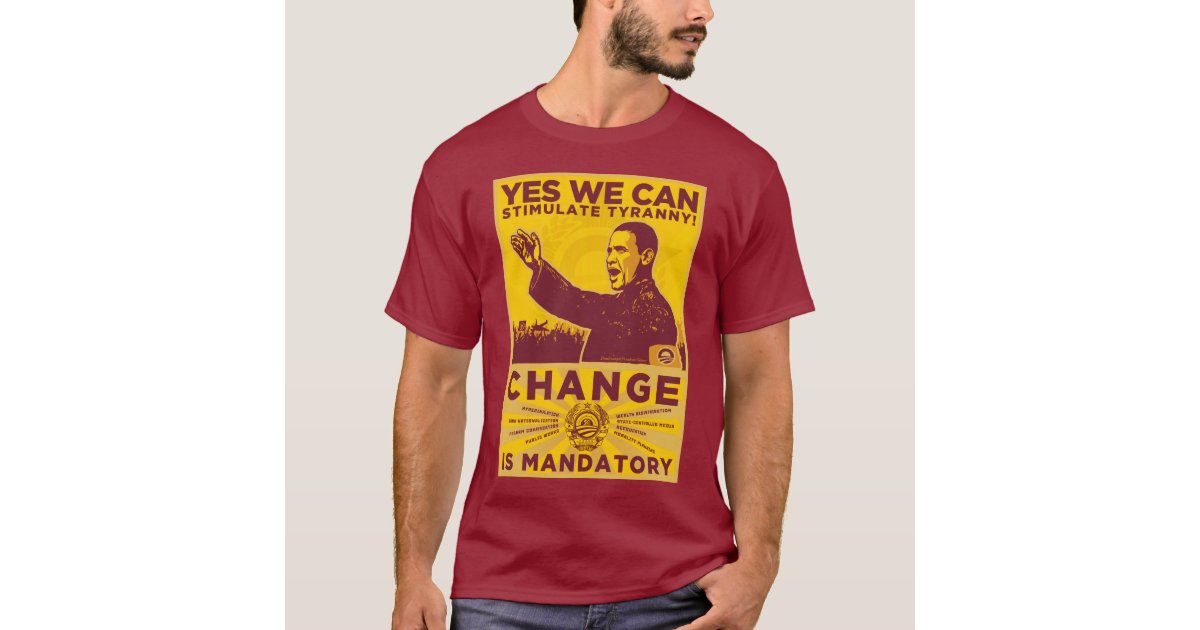 Yes We Can! Comrade Obama Spoof Shirt | Zazzle