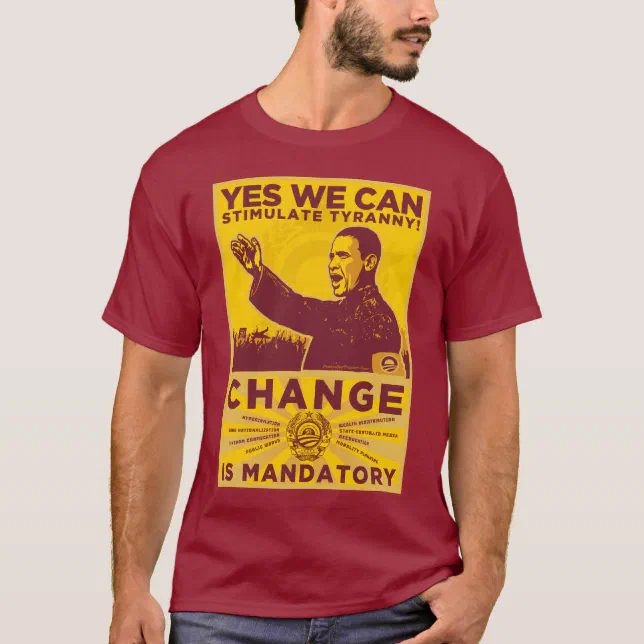 Yes We Can! Comrade Obama Spoof Shirt | Zazzle