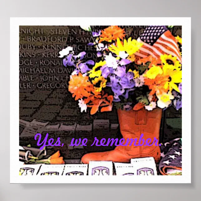 Yes We Remember Poster | Zazzle