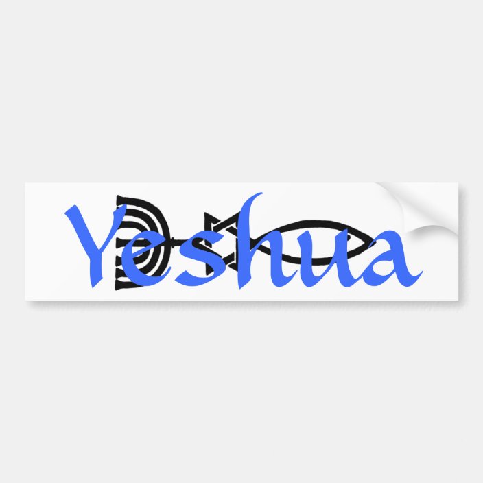 Yeshua Bumper sticker | Zazzle.com