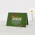 YESHUA JESUS Christmas Card | Zazzle
