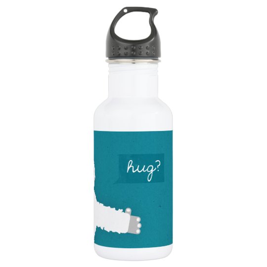 Yeti Hug Stainless Steel Water Bottle | Zazzle.com