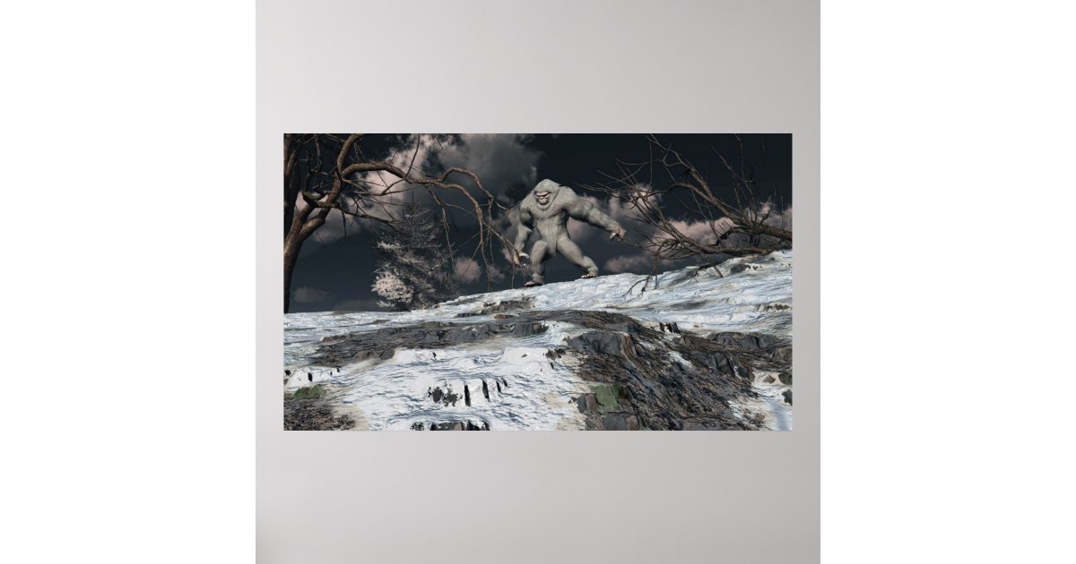 Yeti Poster | Zazzle
