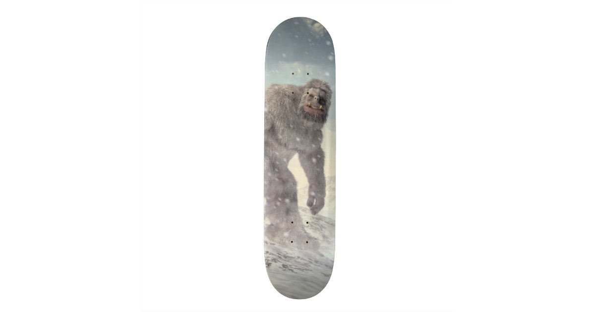 Yeti Skateboard Deck | Zazzle.com