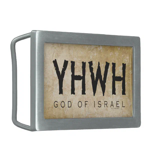 YHWH Jehovah Belt Buckle | Zazzle
