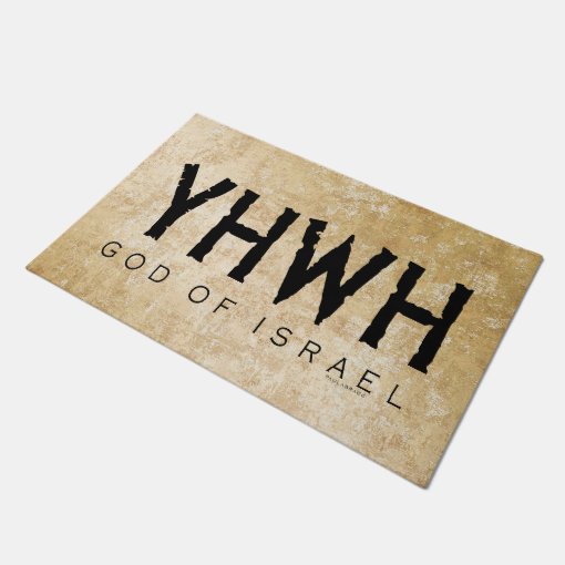 YHWH (Jehovah) Doormat | Zazzle