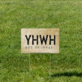 YHWH (Jehovah) Sign | Zazzle