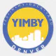 YIMBY Denver Logo Sticker | Zazzle