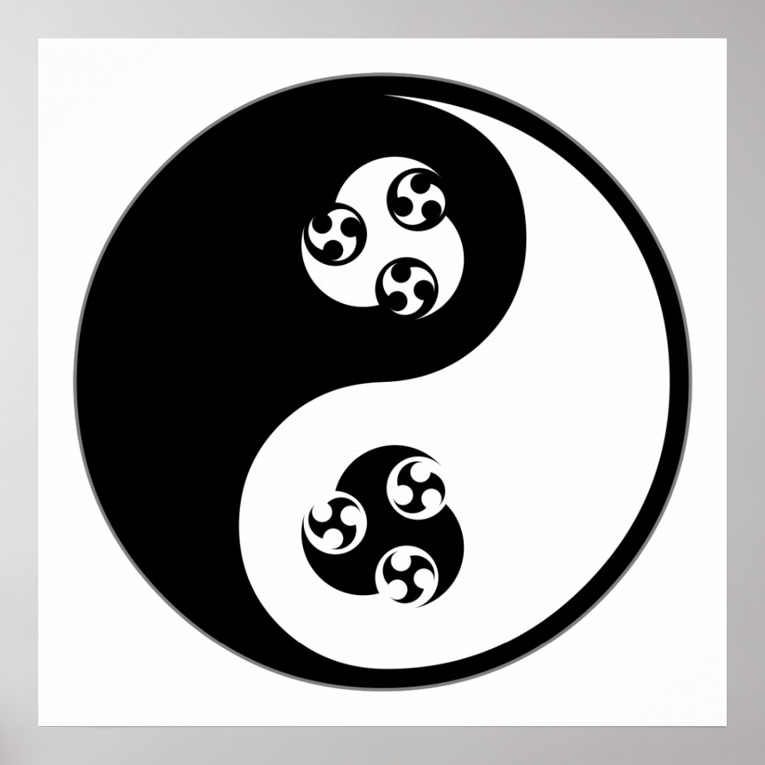 Yin Yang Anime Poster | Zazzle