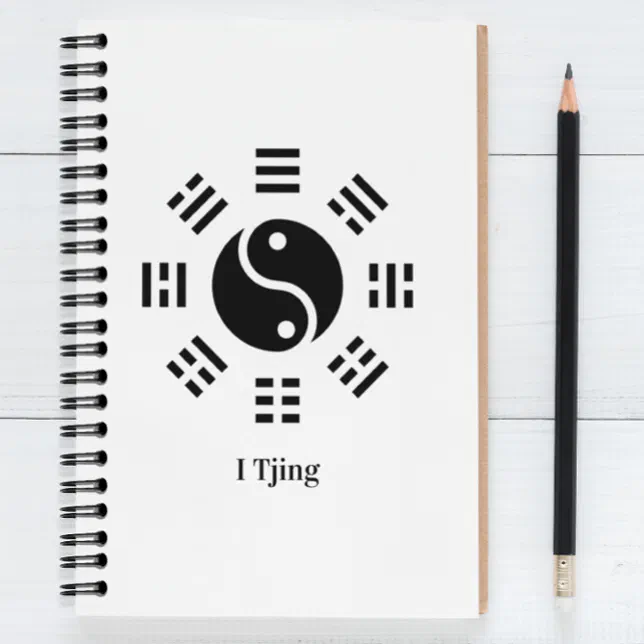 Yin Yang Ba Gua I Ching Symbol - Eight Trigrams Notebook | Zazzle