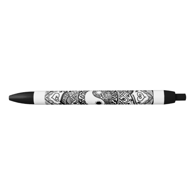 yin yang black and white pen | Zazzle