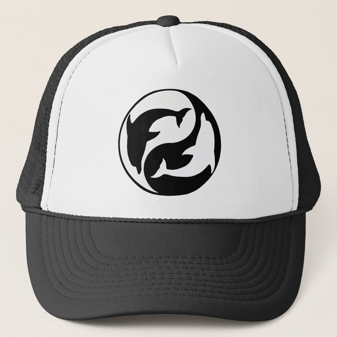 Yin Yang Dolphin Hat | Zazzle