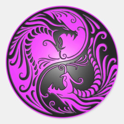 purple | Yin yang, Asian dragon, Small dragon tattoos