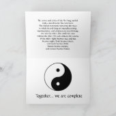 YIN YANG GREETING CARD DESIGN | Zazzle