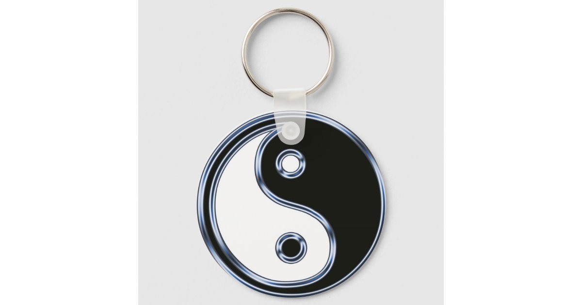 Yin Yang Key Chain | Zazzle