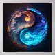 Yin Yang Magic Design Spiritual Feng Shui Poster | Zazzle