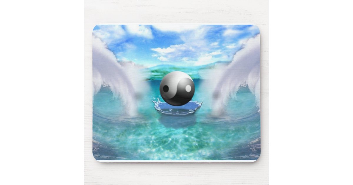 yin yang mouse pad | Zazzle