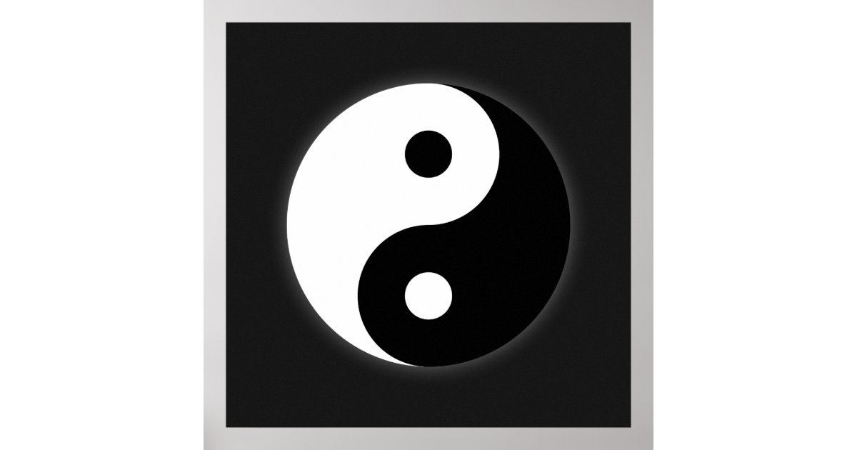 Yin Yang Poster | Zazzle