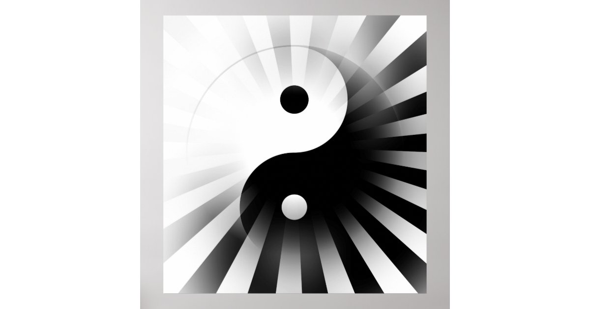 YIN YANG POWER POSTER | Zazzle