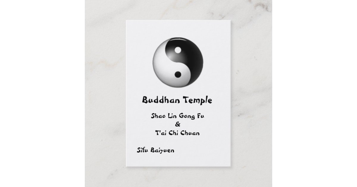 Yin & Yang Profile Card | Zazzle