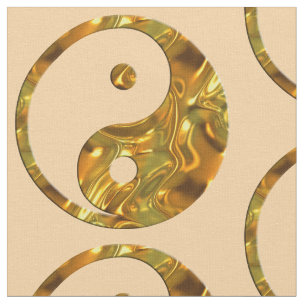 Yin Yang Fabric | Zazzle