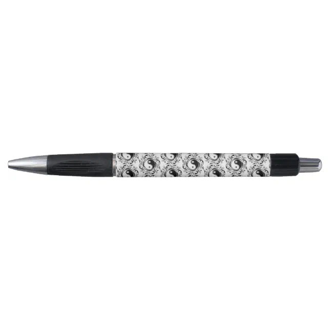Yin & Yang Symbol Black and White Tattoo Style Pen | Zazzle