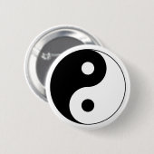 Yin Yang Symbol Button | Zazzle