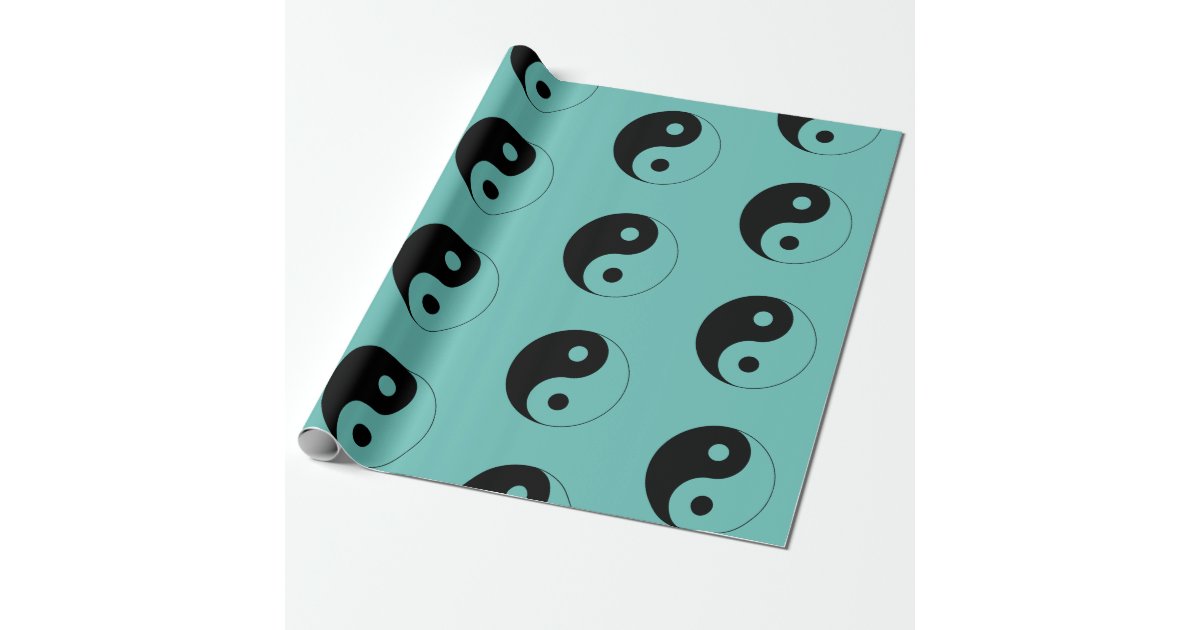 Yin Yang Symbol Spiritual Wrapping Paper | Zazzle