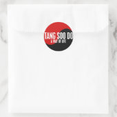 Yin Yang Tang Soo Do 1 Classic Round Sticker | Zazzle