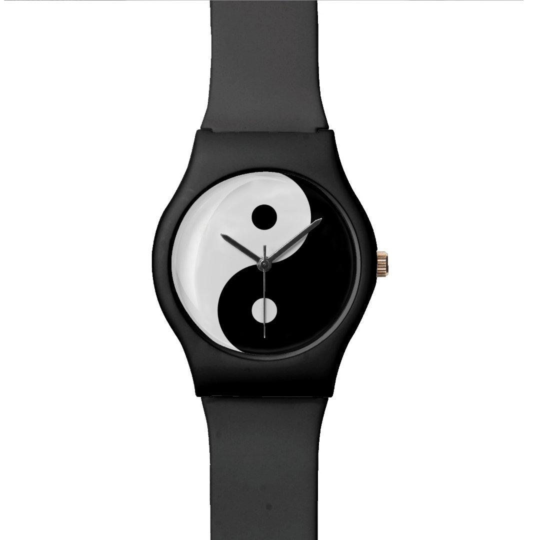 "YIN YANG" WRISTWATCH | Zazzle