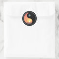 Ying Yang Sunset Classic Round Sticker | Zazzle
