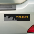 Yinz guyz bumper sticker | Zazzle