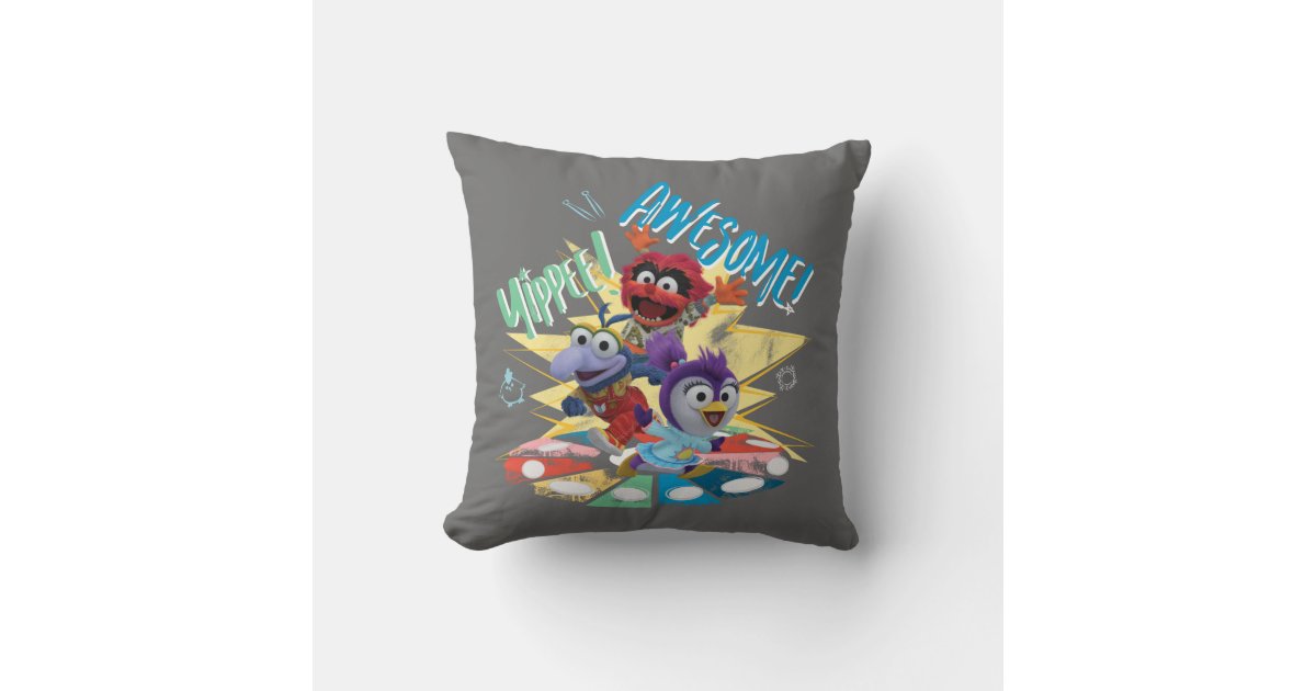 Yippee! Awesome! Throw Pillow | Zazzle