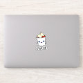 Yo-gurt Gurl Funny Yogurt Pun Sticker | Zazzle