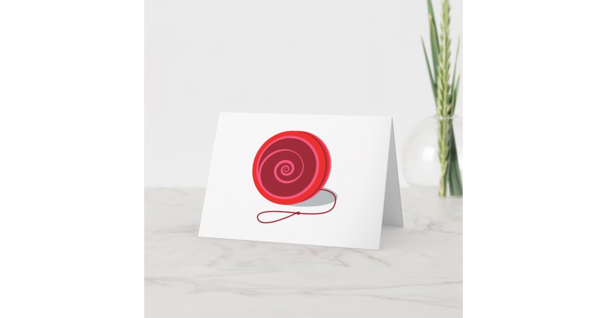 Yo-Yo Card | Zazzle