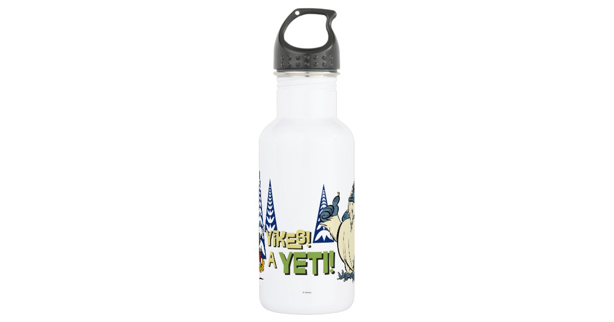 Yodelberg Mickey | Yikes - a Yeti! Water Bottle | Zazzle