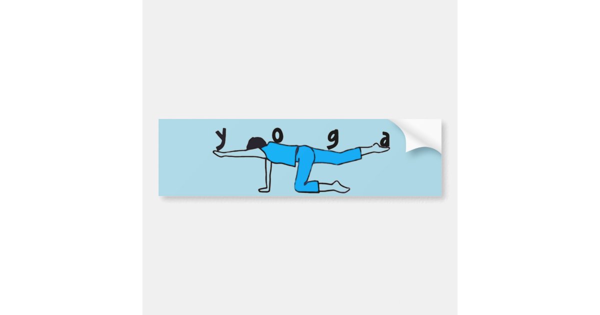 Yoga Balance - Yoga Bumper Stickers | Zazzle