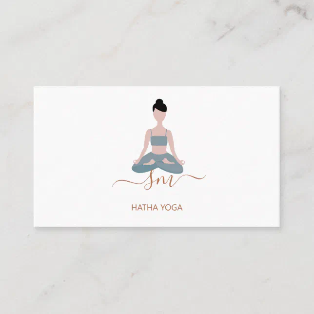 Yoga Business Card | Zazzle